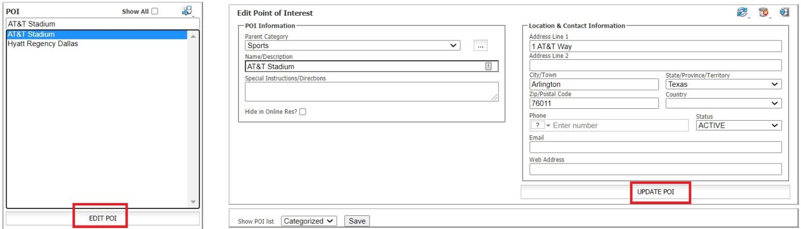 How-to Establish And Manage Points of Interest. – Limo Anywhere ...