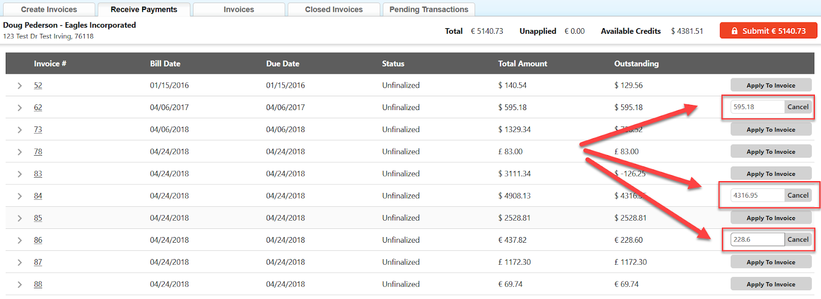 How-to Receive Payment on an Invoice – Limo Anywhere Knowledge Center