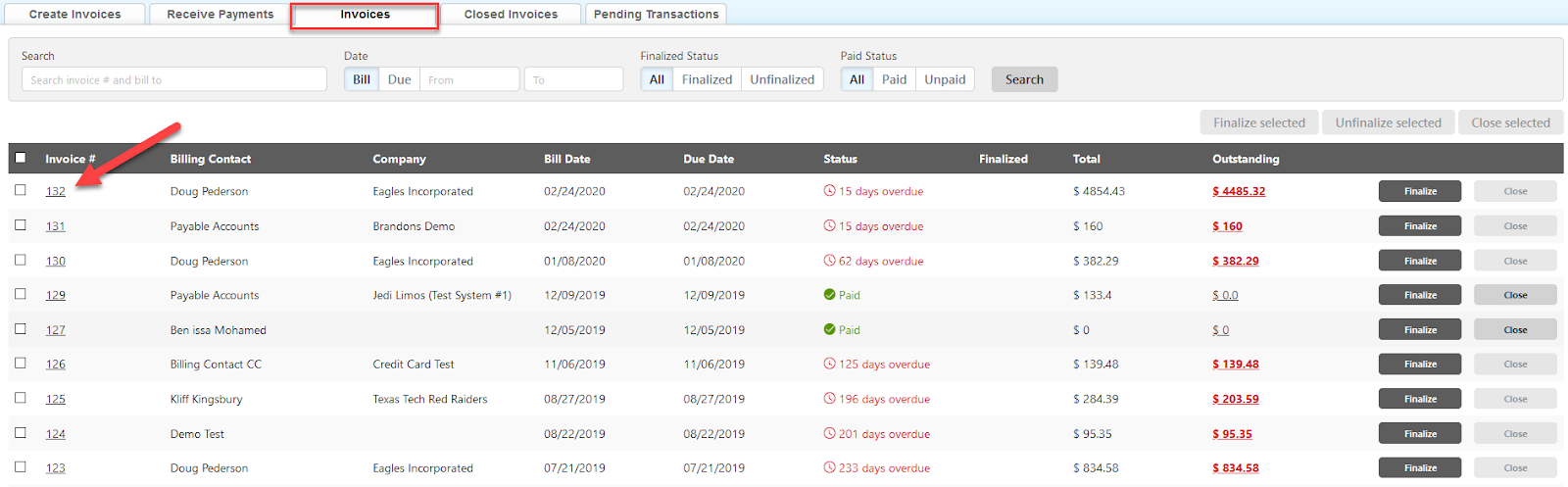 How-to Open and/or Modify an Invoice – Limo Anywhere Knowledge Center