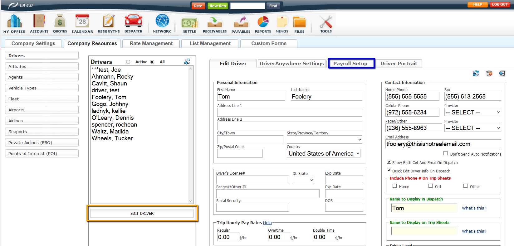 How-to Utilize Driver Payroll – Limo Anywhere Knowledge Center