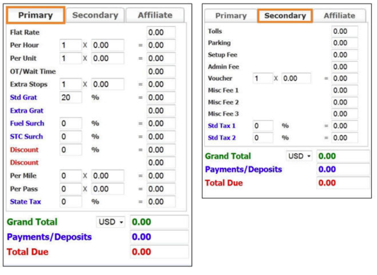 Understanding Rate Management – Limo Anywhere Knowledge Center