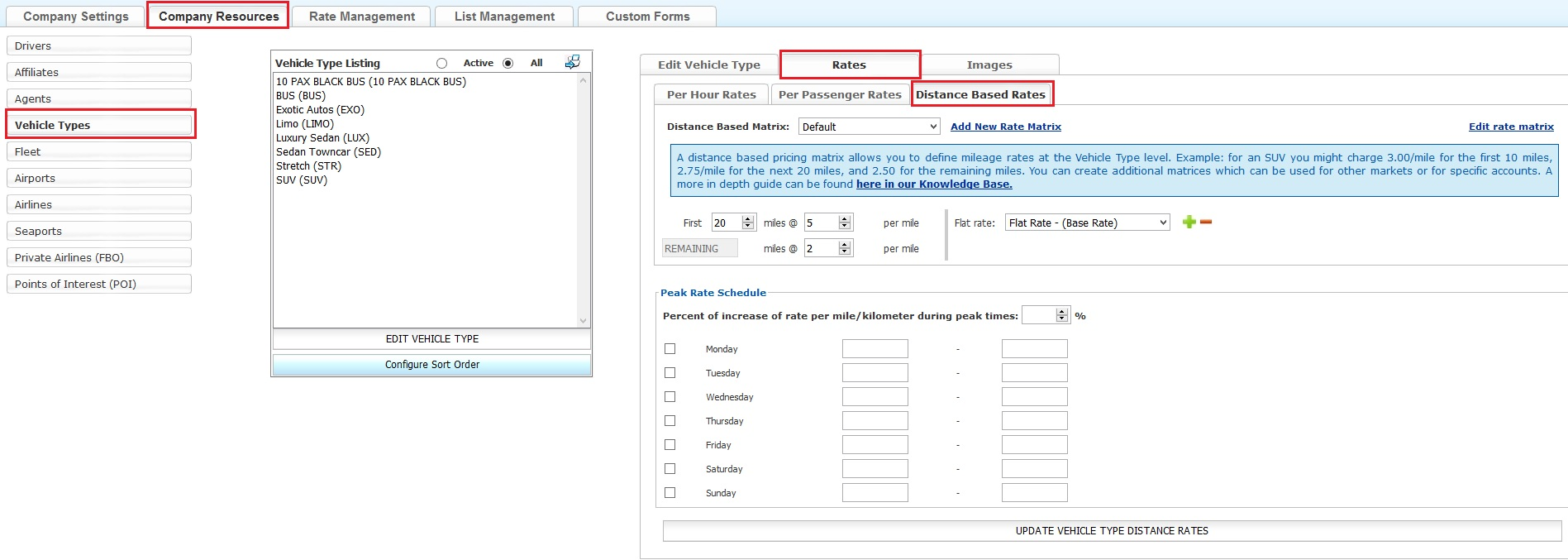 How-to Set Up Distance Based Pricing – Limo Anywhere Knowledge Center