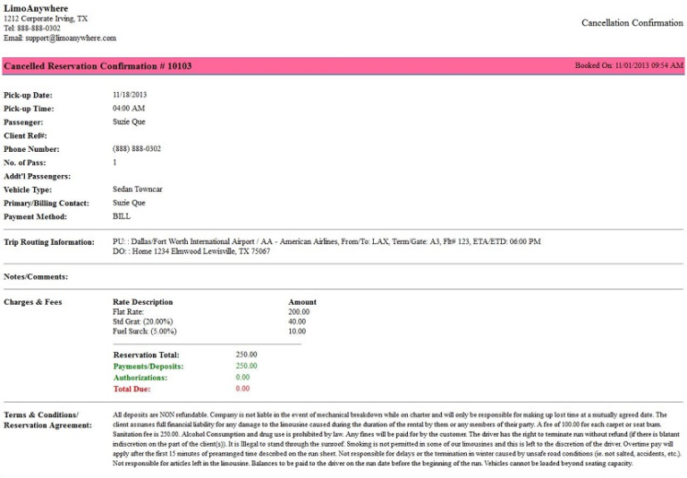 How-to Utilize Our Free Custom Form Templates – Limo Anywhere Knowledge ...