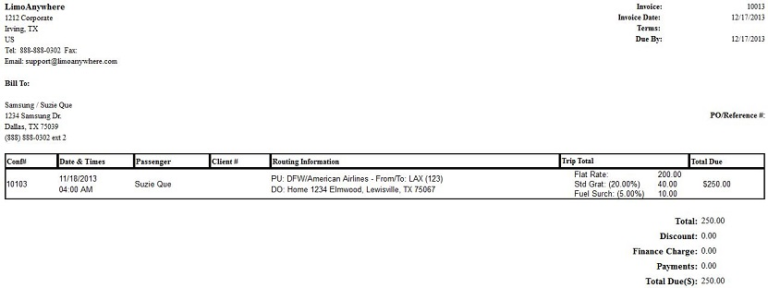 How-to Utilize Our Free Custom Form Templates – Limo Anywhere Knowledge ...